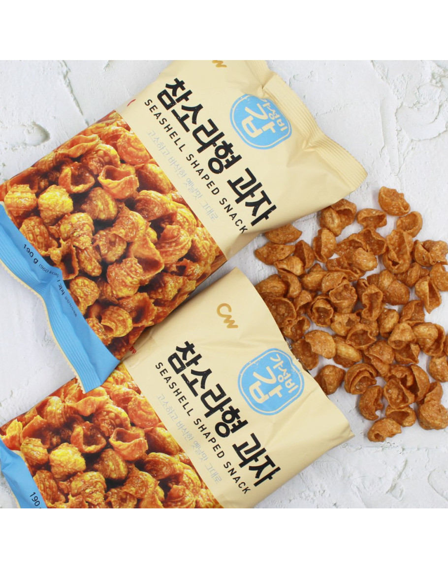 Cheongwoo Charm Conch Type Snacks 2ea x 120g- Kitems