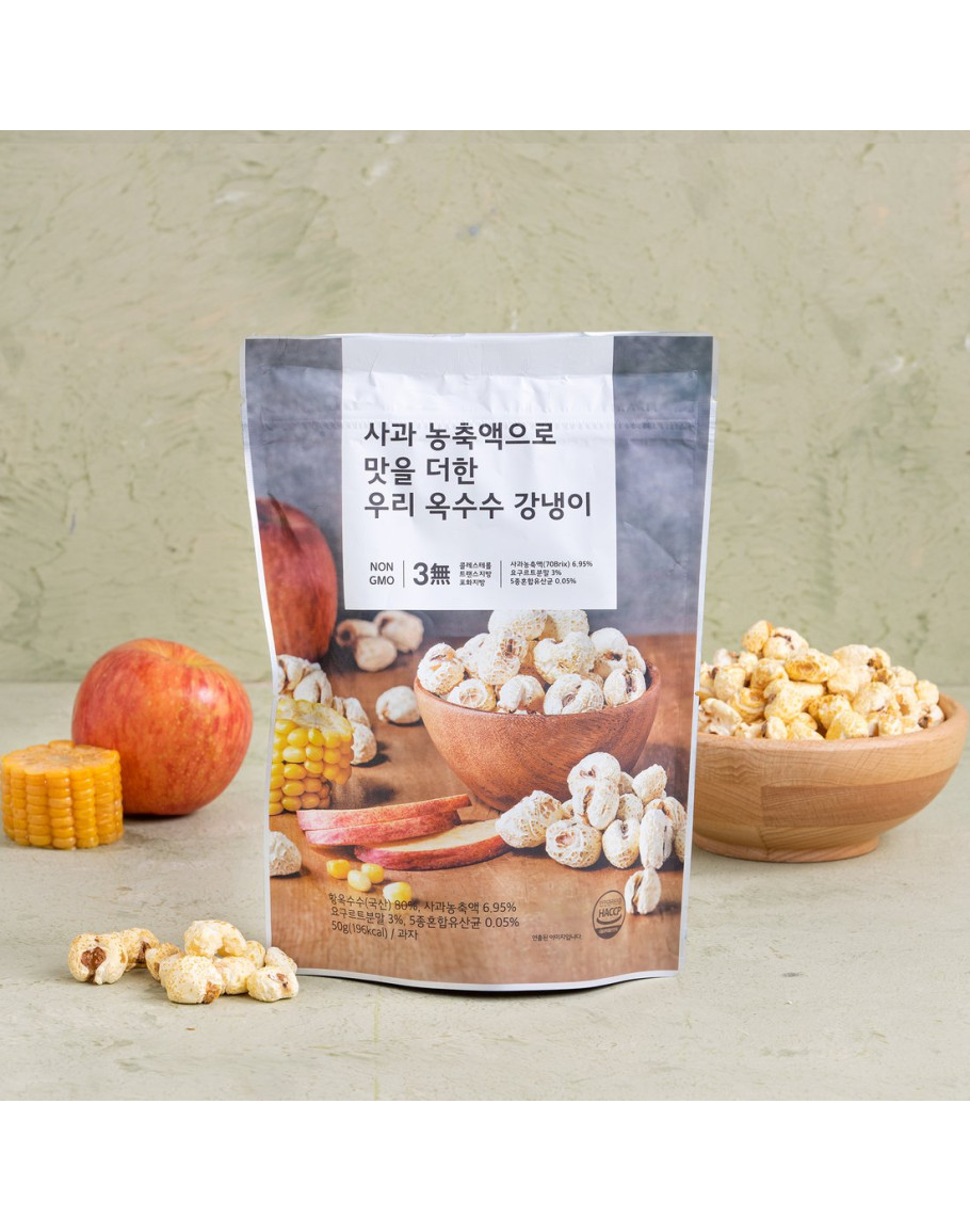 JAJU Korean corned corn flavored with apple concentrate- Kitems